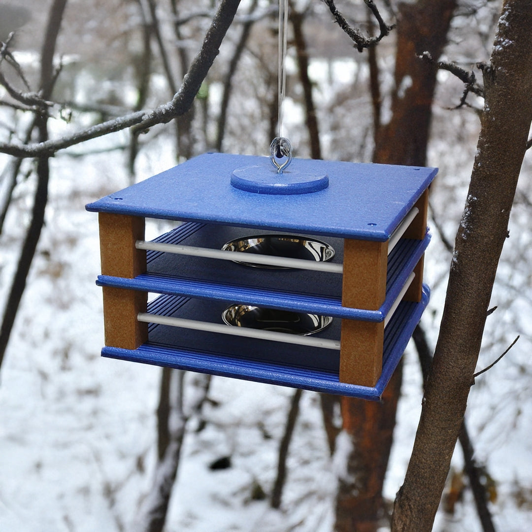 Gilbertson Hanging Bluebird Feeder | Meal Worm Feeder