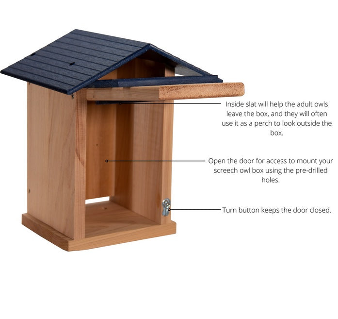 Owl Houses and Owl Boxes | The Birdhouse Chick