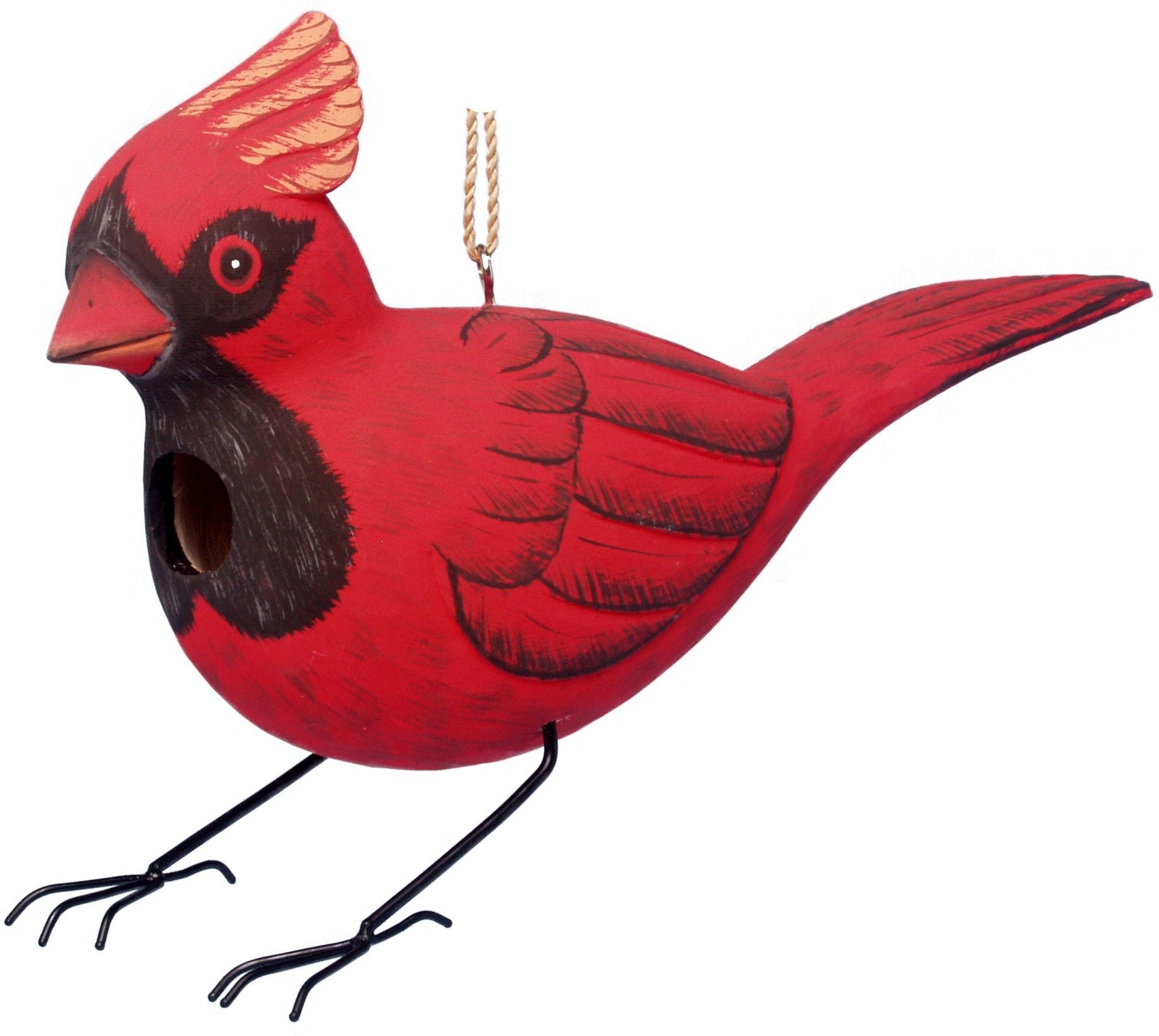 Cardinal Bird House Cardinal Lighted Water Birdhouse By RAZ Imports