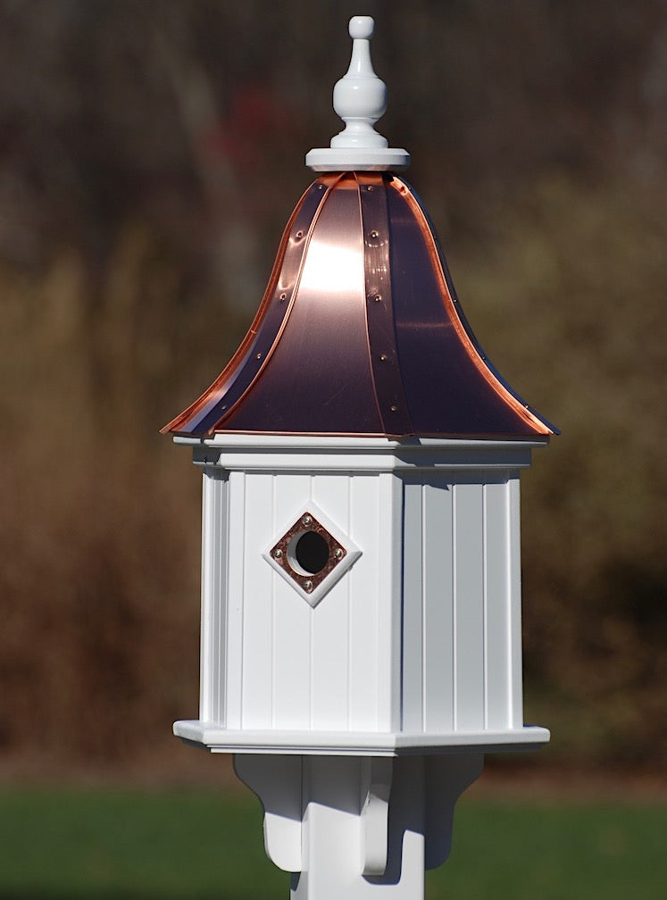 Copper Roof Birdhouses | Architectural Vinyl Birdhouse – The Birdhouse ...