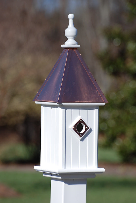 Copper Roof Bluebird House | Vinyl Bird Houses | PVC Birdhouse – The ...