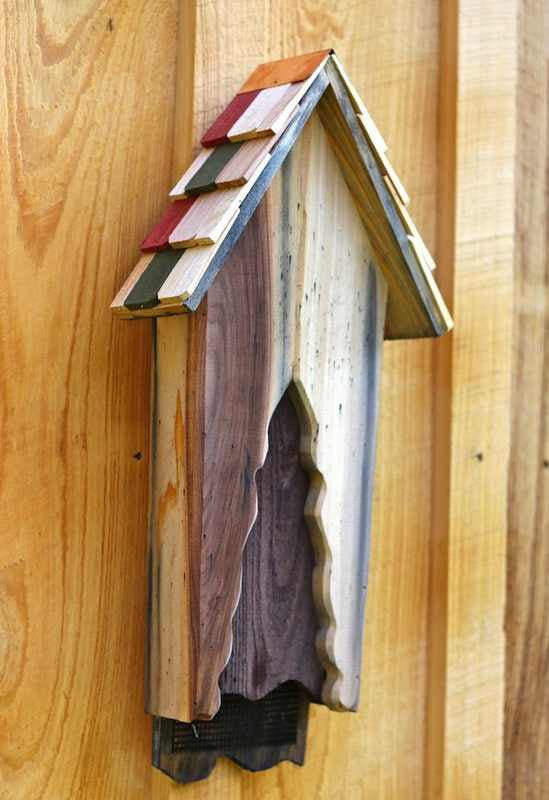 Bat Bird House Designs The Bat House Given Back Bird Houses