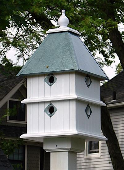 Vinyl Birdhouses | Dovecote Birdhouse | PVC Bird Houses – The Birdhouse ...