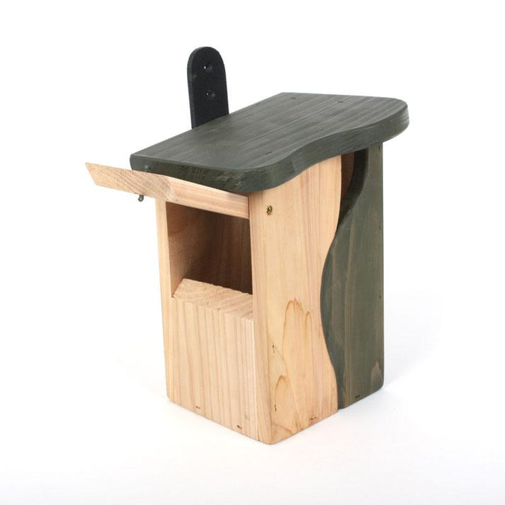 Unique Birdhouse | Curve Entry Wood Birdhouse | BirdHouse Gift