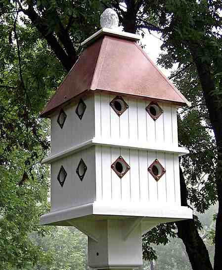 Vinyl Birdhouses | Dovecote Birdhouse | PVC Bird Houses – The Birdhouse ...